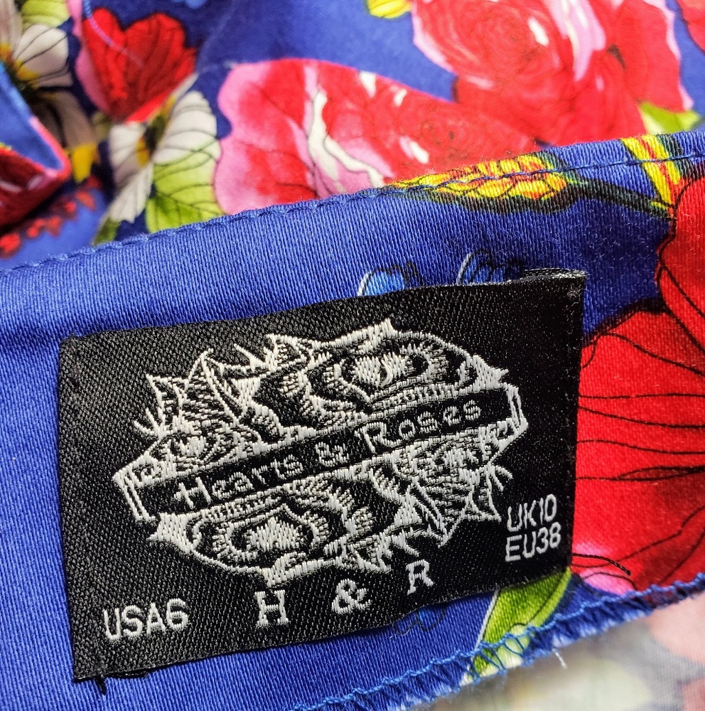 Rock A Billy Dress - Pin Up Retro 50's Style - Gem